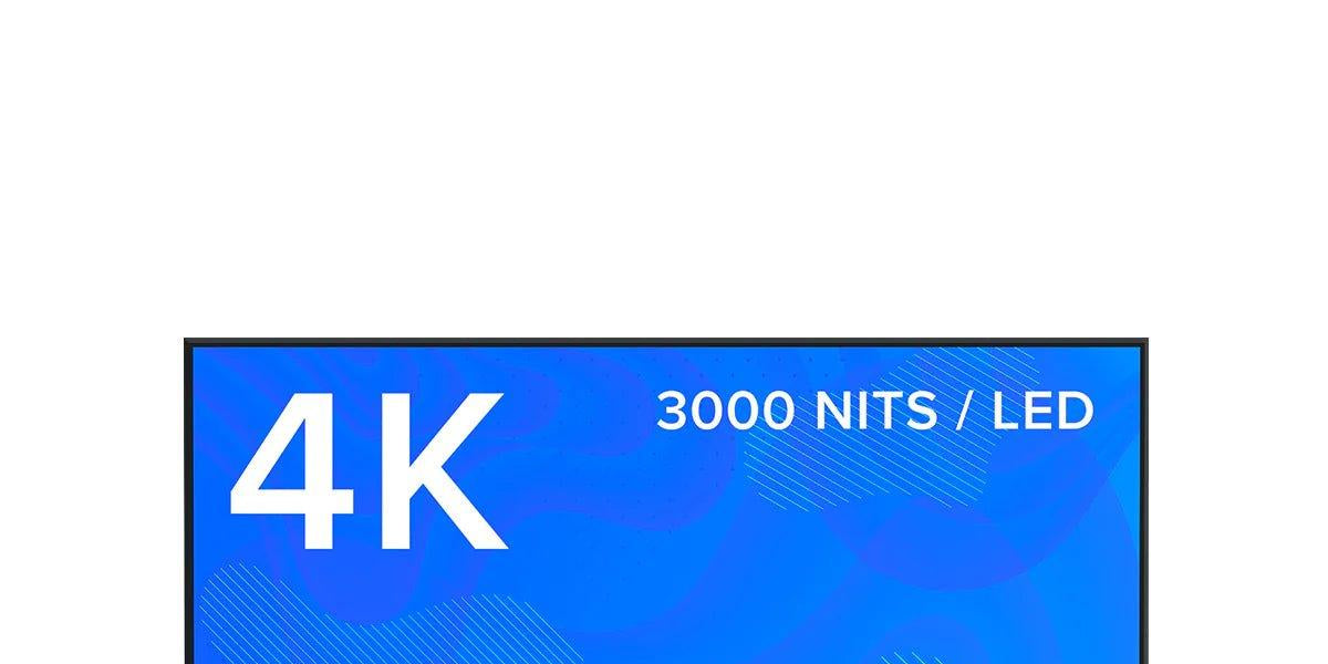 Titan Full Sun Outdoor Commercial Smart TV 3000 Nits 4K UHD 120hz Mil-